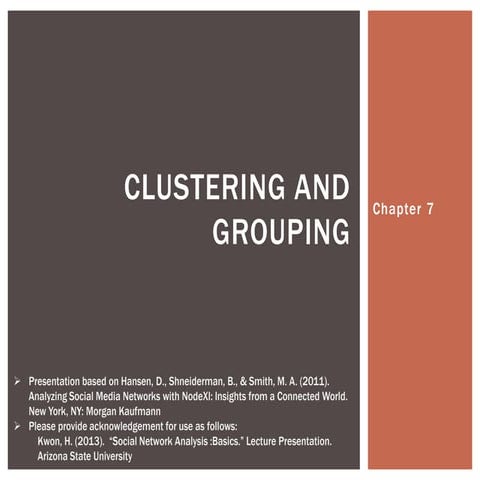 SNA clustering | PPTX