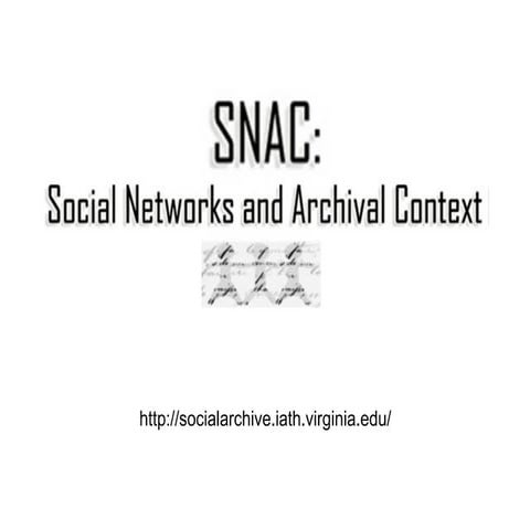 Snac webinar v3 | KEY