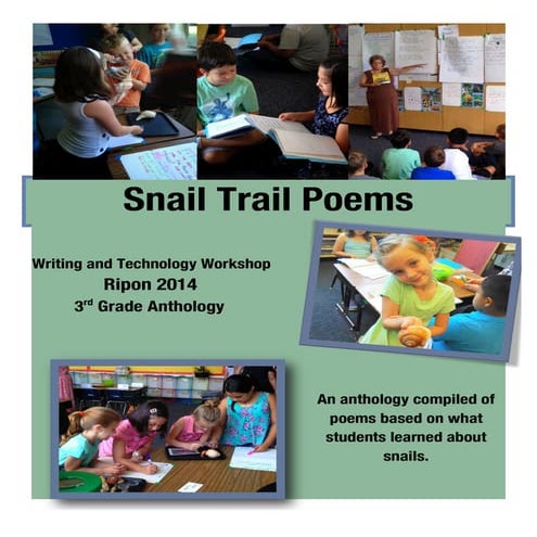 Snail trail poem anthology ripon 2014 3rd grade | PDF