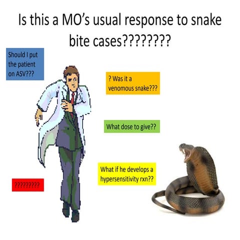 Management of snake bite | PPTX