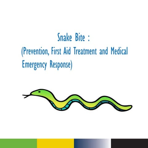 Basic safety against snake bite at work place | PPTX