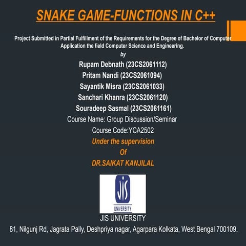 Snake_game presentation-1.pptx in whitho to | PPTX