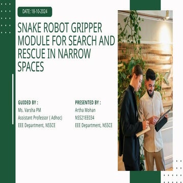 SNAKE ROBOT GRIPPER MODULE FOR SEARCH AND RESCUE IN NARROW SPACES_ _.pptx