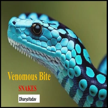 Venomous & Non venomous snake Envenomenation | PPTX