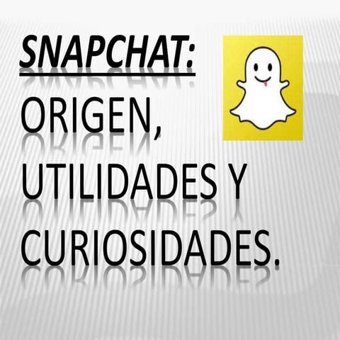 Power point snapchat | PPTX
