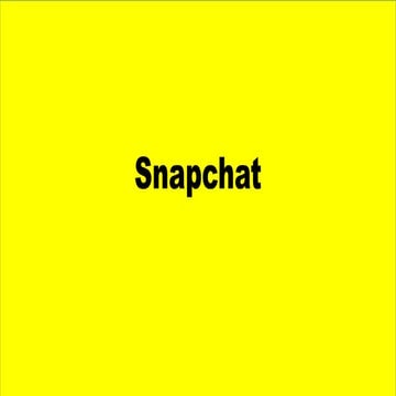 Snapchat Research task | PPT
