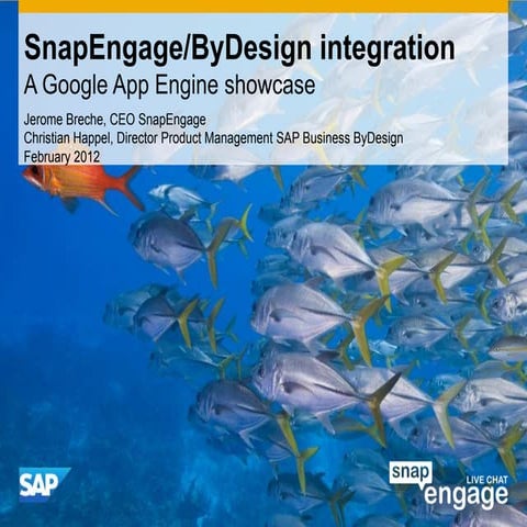 SnapEngage integration with SAP Business ByDesign | PPTX