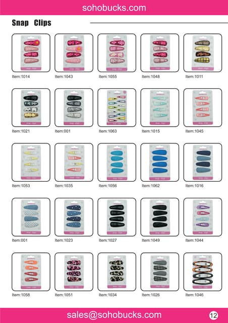 Felt hair clips | PDF