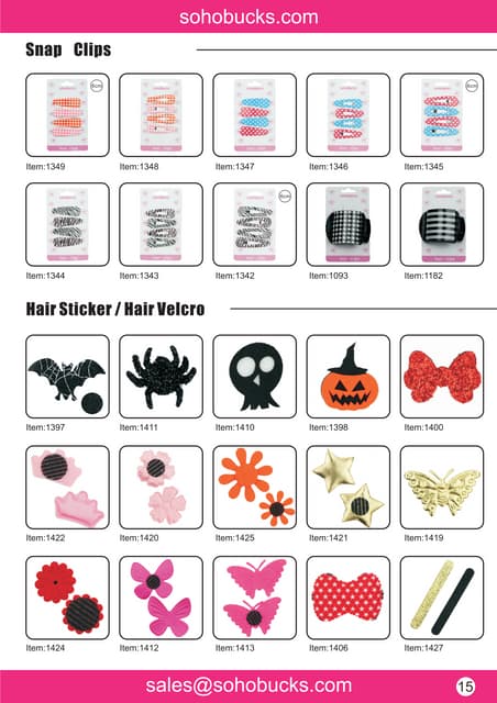 Flower hair-clips-page-1 | PDF