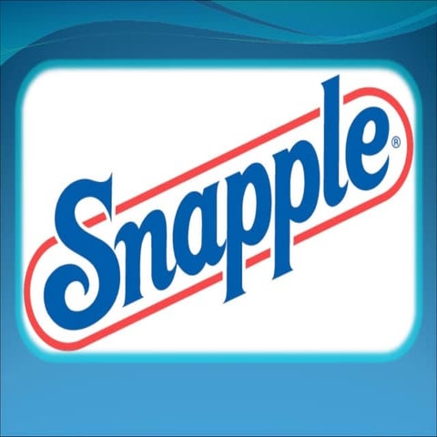 Snapple Case Study | PDF