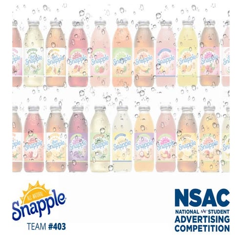 Snapple NSAC 2016 | PDF