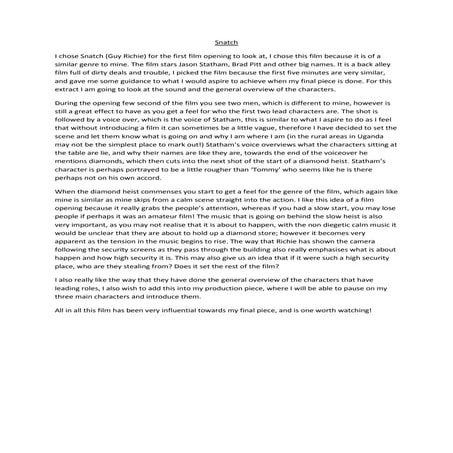 Snatch analysis | PDF