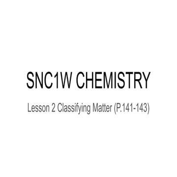 Classification matter flow_chart | PDF