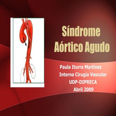 Sindrome Aortico Agudo Ppt