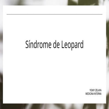 Síndrome de Leopard medicina interna-1.pptx