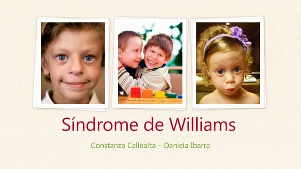 Sindrome De Williams