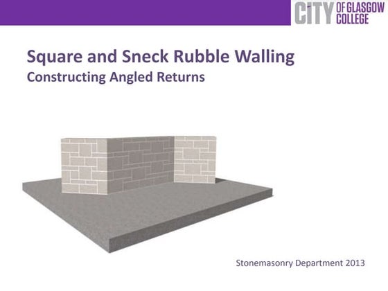 Snecked rubble | PPTX | Civil Engineering Industry | Industries