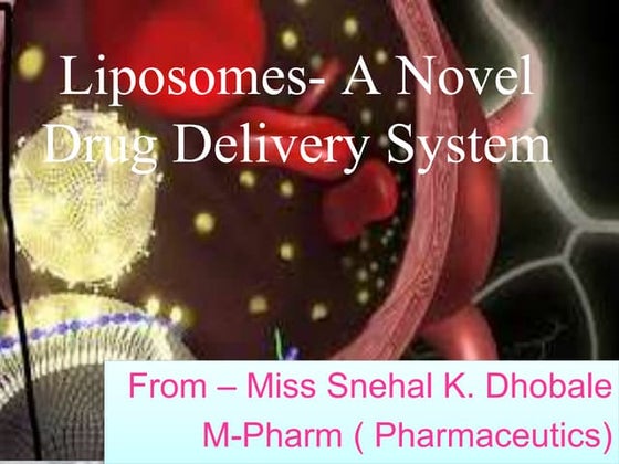 Liposomal drug delivery system | PPT