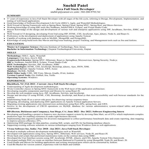 Snehil Patel Java Full Stack Developerpdf