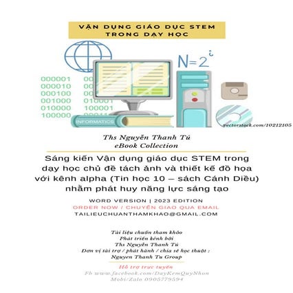 Sáng kiến Vận dụng giáo dục STEM trong dạy học chủ đề tách ảnh và thiết kế đồ họa với kênh alpha ...