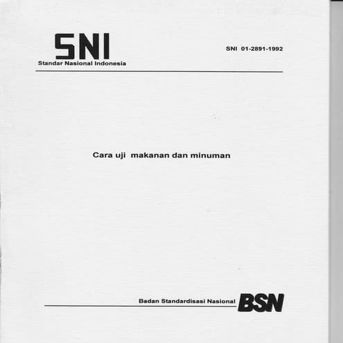 25820 sni 3751-2009 (tepung terigu) | PDF