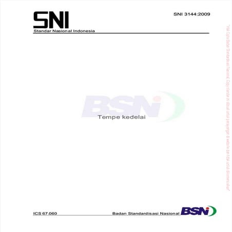 25820 sni 3751-2009 (tepung terigu) | PDF
