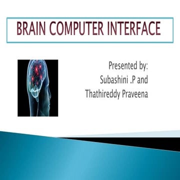 Brain Computer Interface | PPT