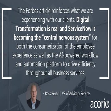 ServiceNow Wins #1 Most Innovative Company in World (Forbes) | PPT