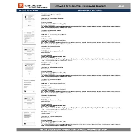 Gost standards in english 1632 | PDF