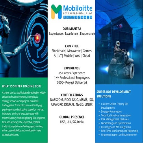 Sniper Bot Development Company | PPT