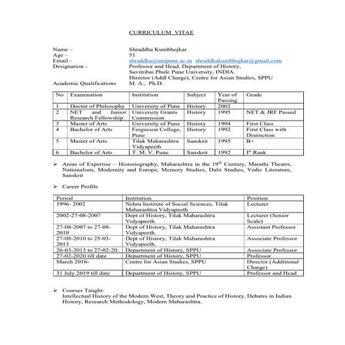 Shraddha Kumbhojkar brief CV 01102022.pdf