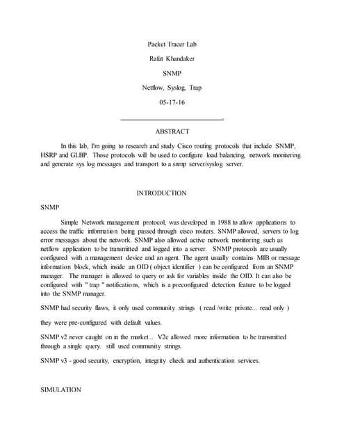 Wan Configuration In Packet Tracer By Tanjilur Rahman Pdf