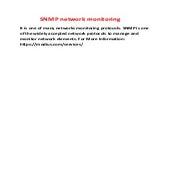 SNMP network monitoring | PDF