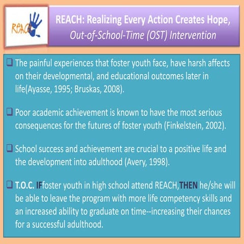 Theory of Change for REACH | PPTX