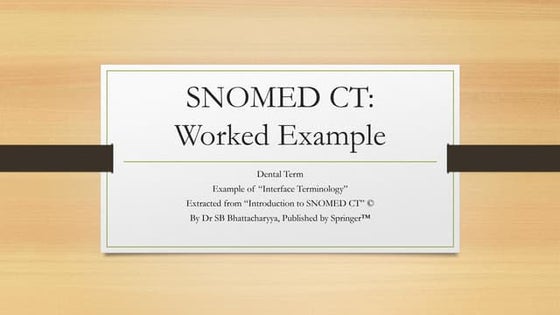Snomed ct overview | PPT