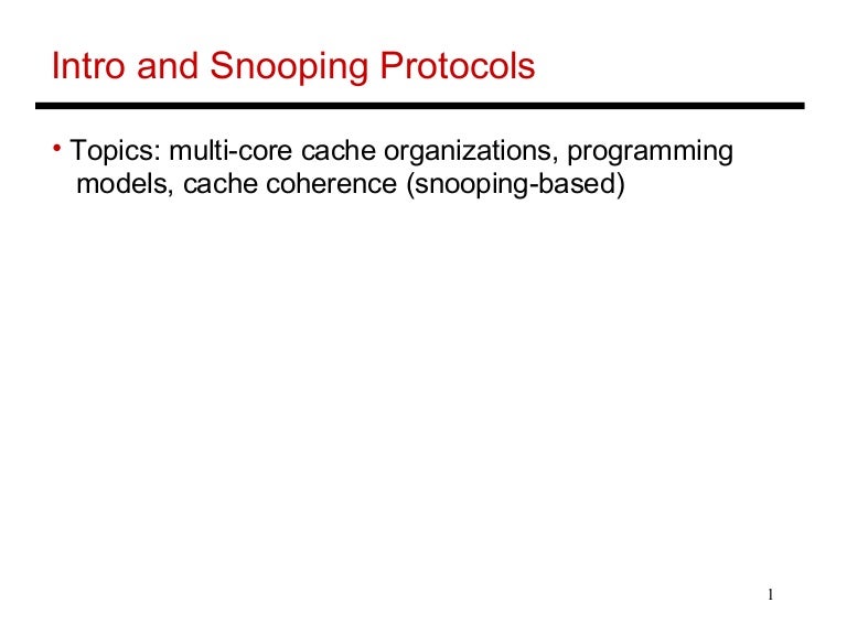 Snooping 2