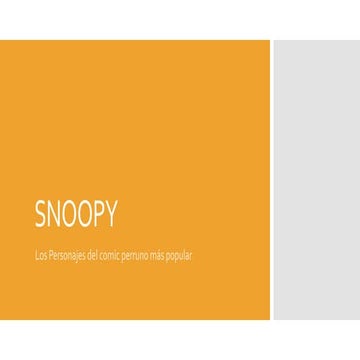 Snoopy | PPTX