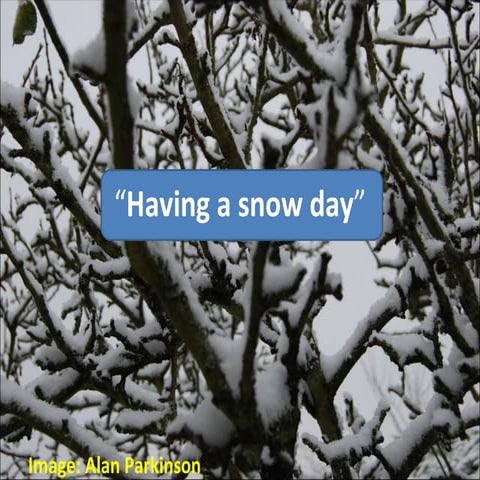 Snow day thesis | PPT