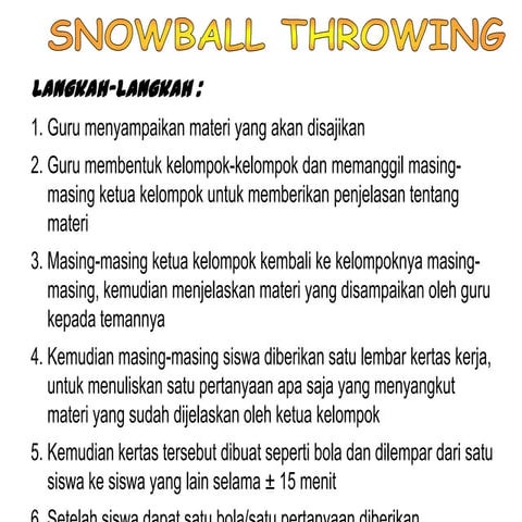 Snowball throwing | PPT