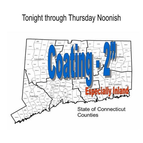 Snowfall map as of tuesday, 03052013 | ODP