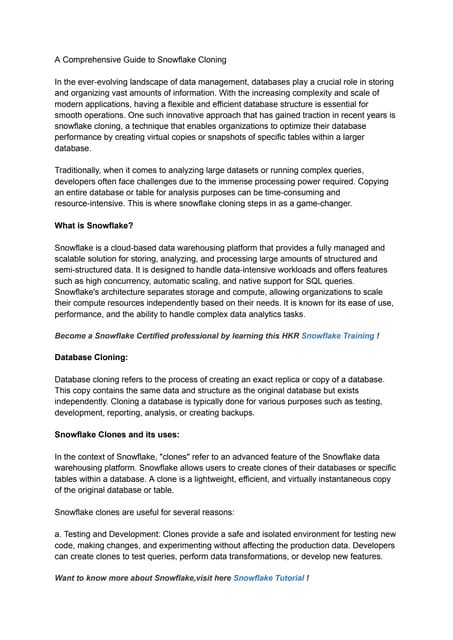Snowflake Cloningpdf