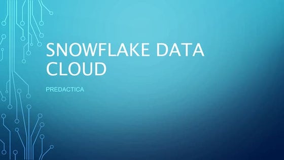 What is Snowflake Cloud Data Platform.pdf