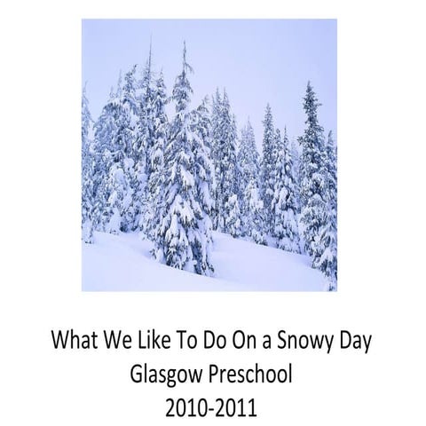 Snowy day | PPT