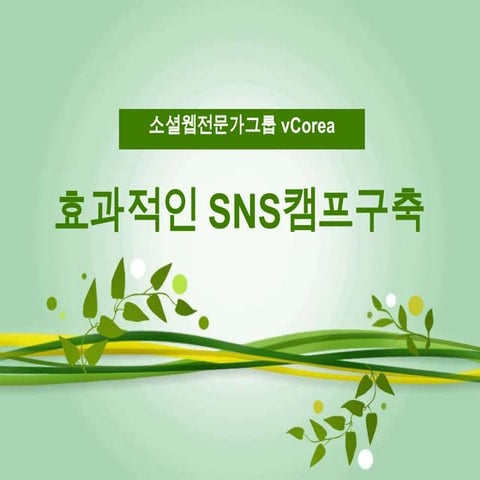 Sns선거캠프과정 | PPT