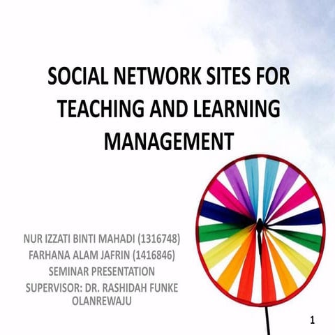 Sns for education | PPT