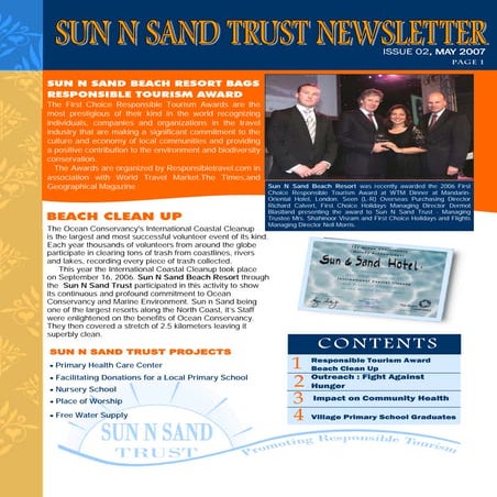 Snst newsletter 2 nd edition may 2007 | PDF