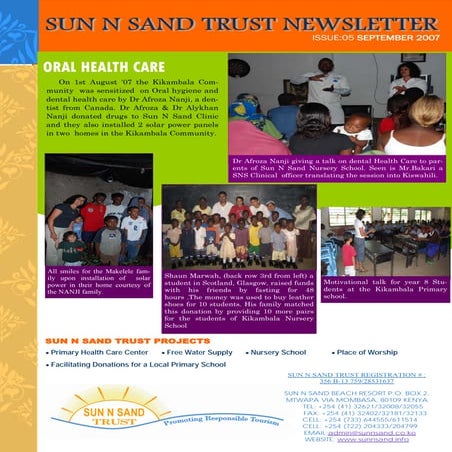 Snst newsletter 5 th editionseptember 2007 | PDF | Dental Health ...