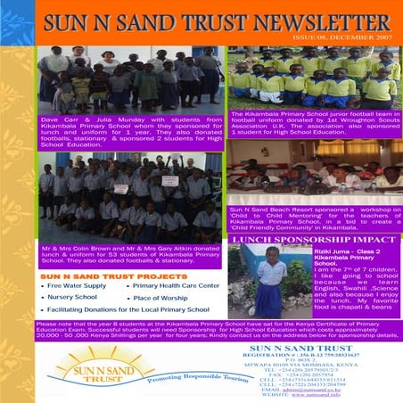 Snst newsletter 8 th edition december 2007 | PDF