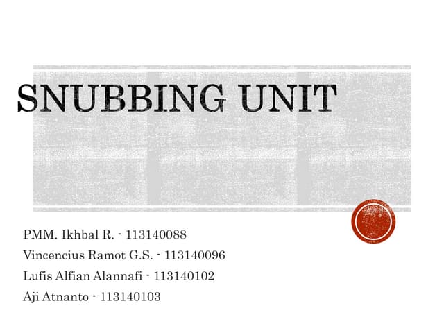 Well Integrity.pptx | Technology & Computing