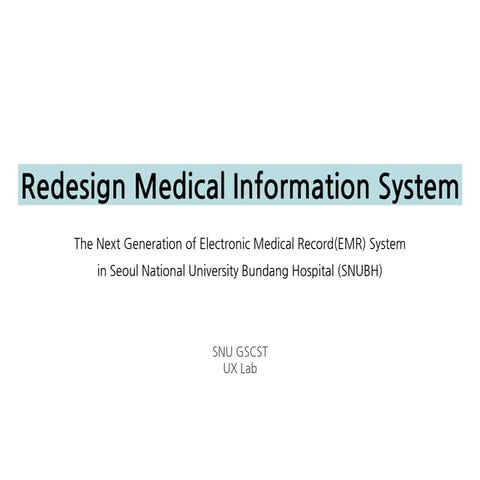 Redesign Medical Information System | PDF | Healthcare Industry ...